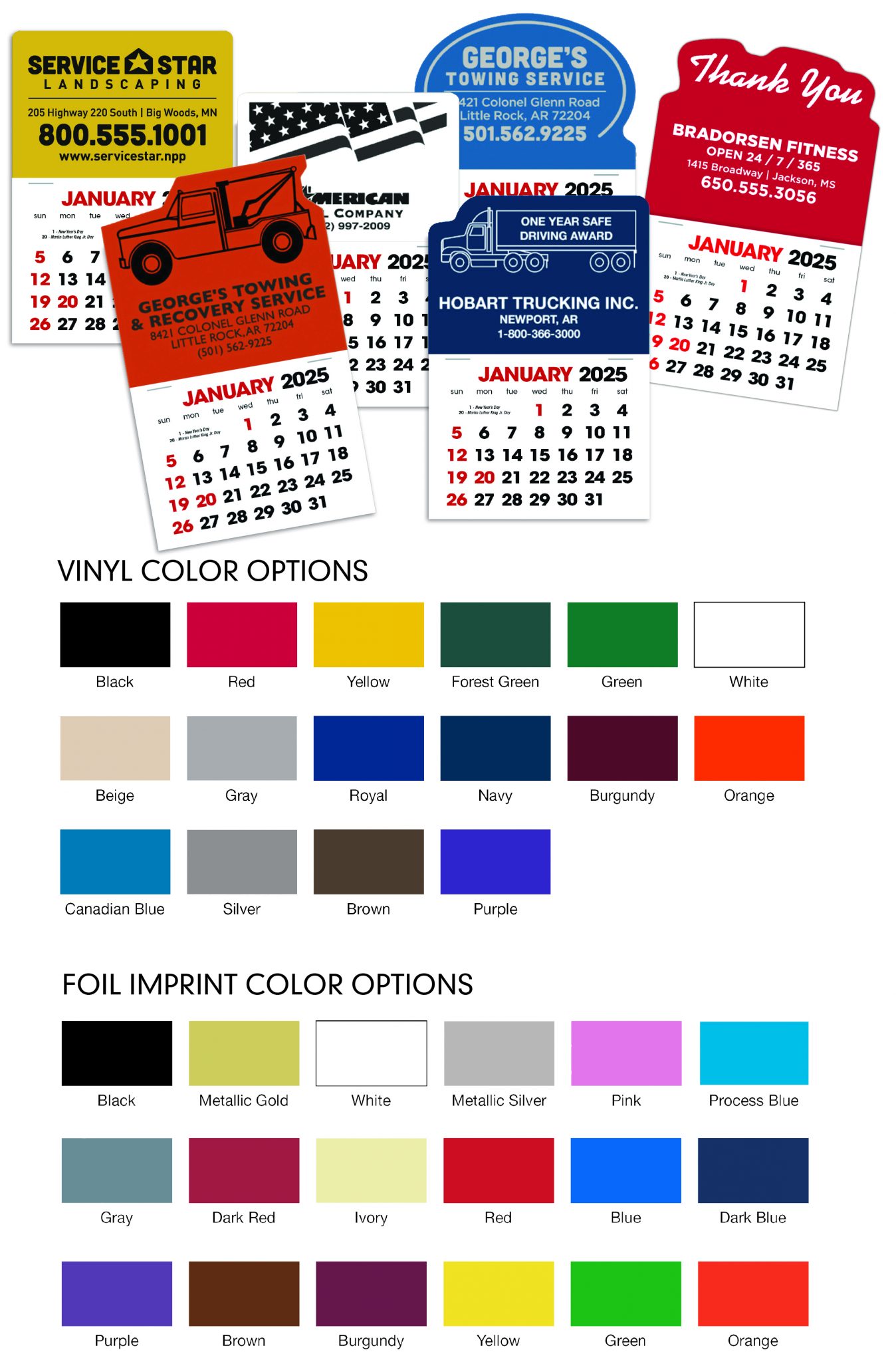 Custom Sticky-Back Calendars – Photo Card Specialists